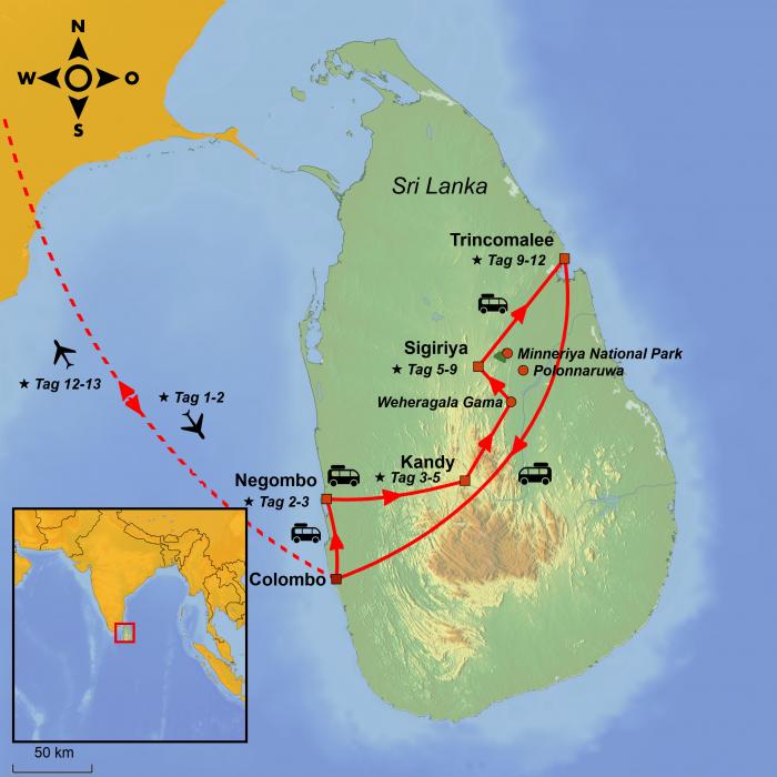 Sri Lanka’s Kultur und Tierreich & Badeurlaub in Trincomalee