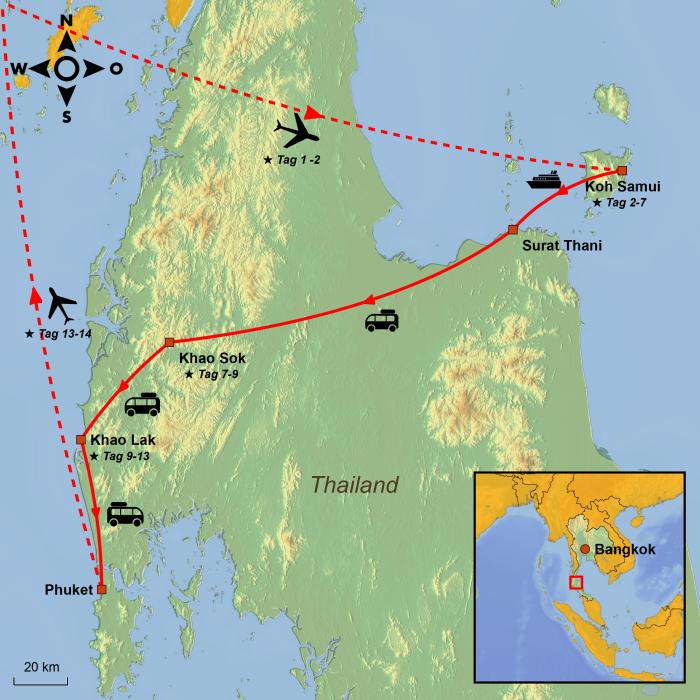 Koh Samui, Khao Lak & Khao Sok – 14-tägige Reise, inkl. Flug!
